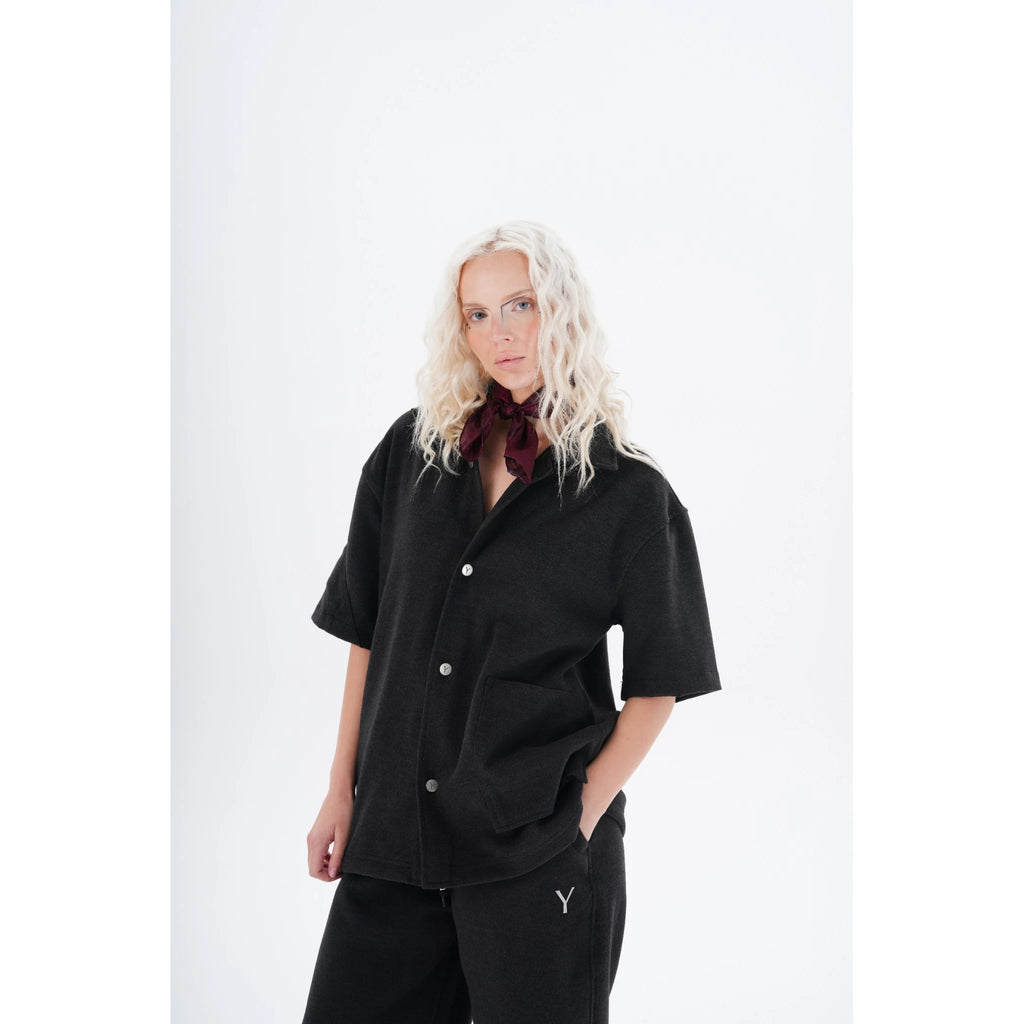 Minimalist Button-Up Overshirt - Urban Sophistication | YAD – YAD